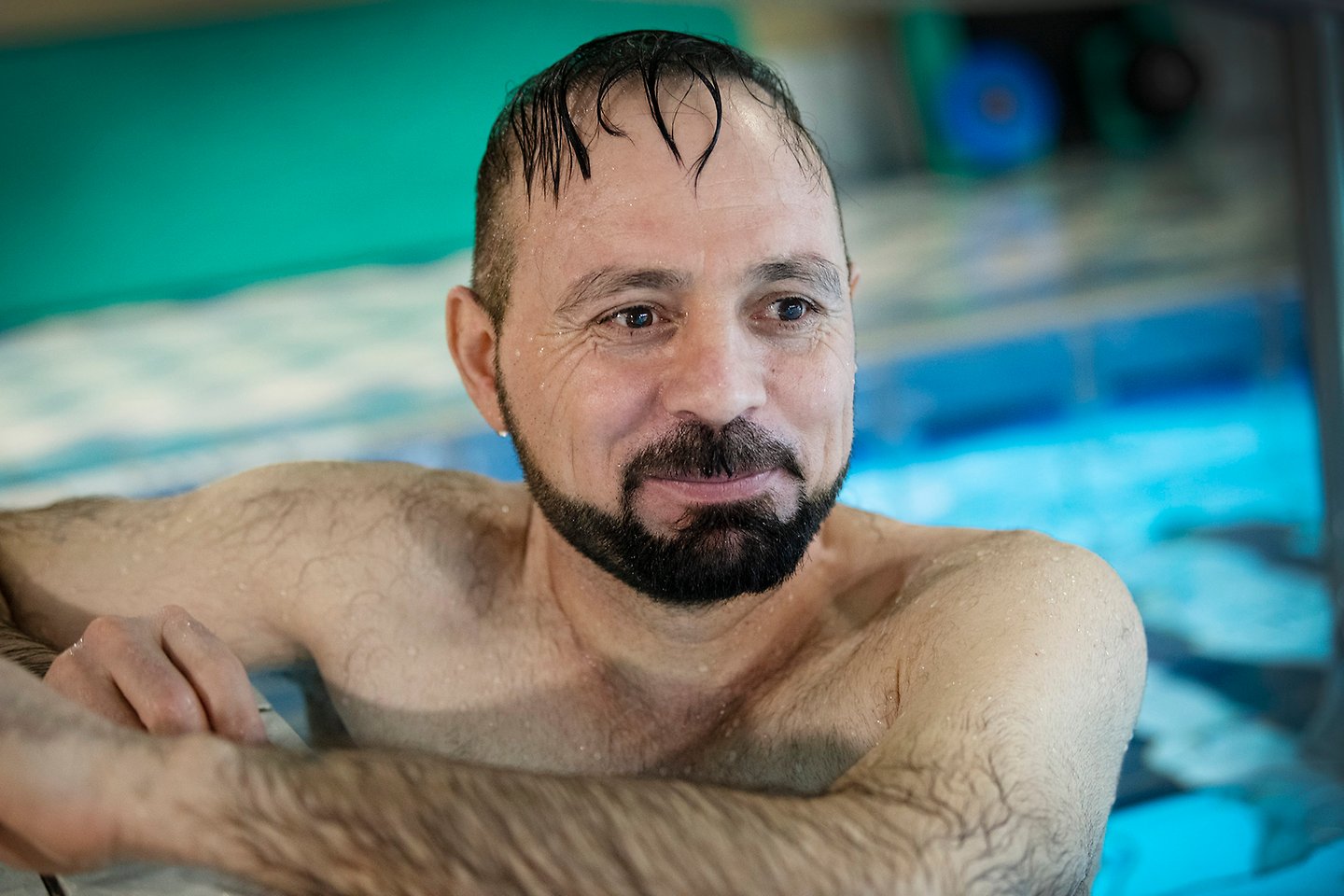 Simträning med "Hej Främling!" i Gammelstads badhus - Vårt Luleå