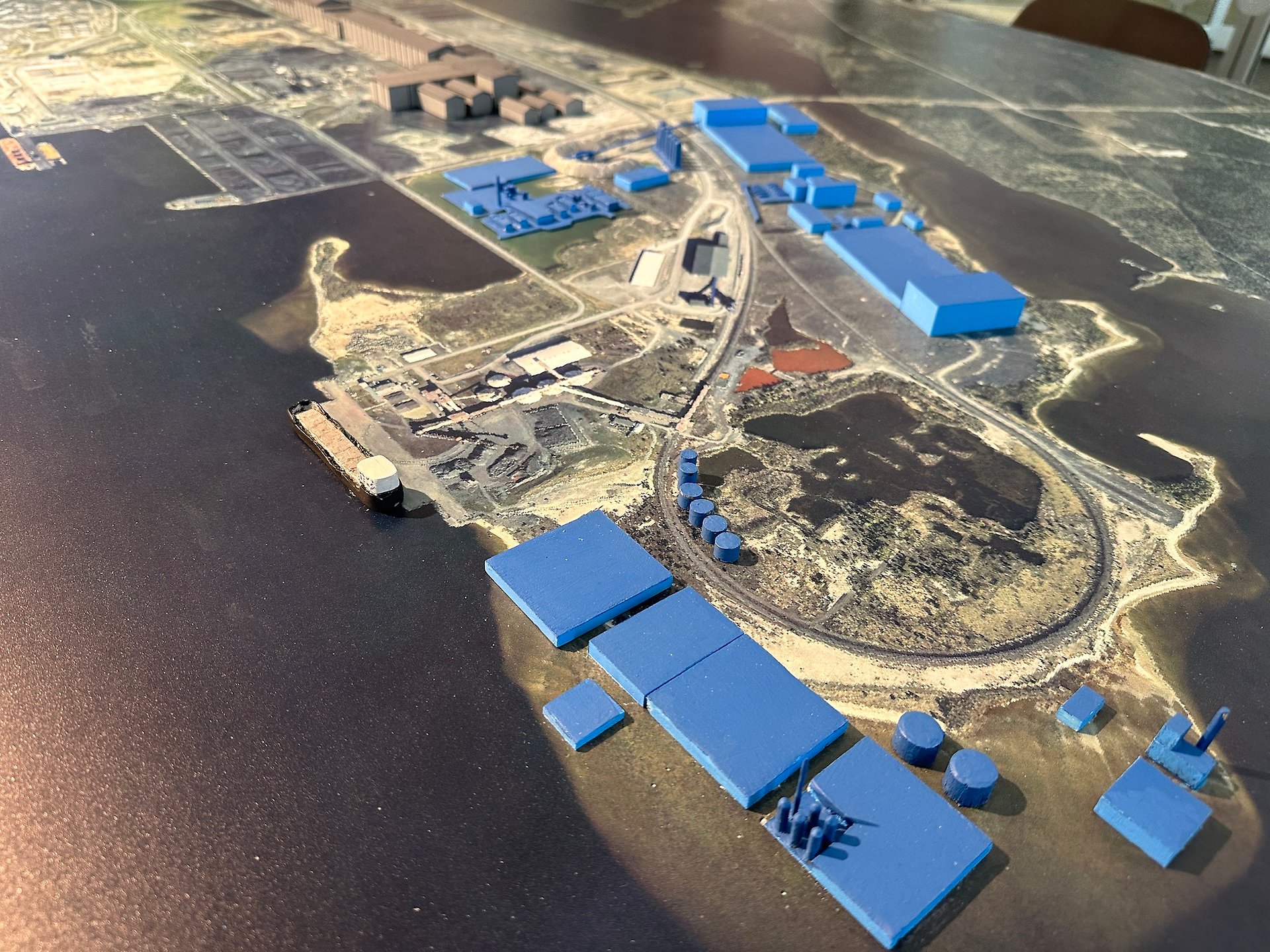 Ny Fysisk Modell ver De Nya Industrierna V rt Lule 