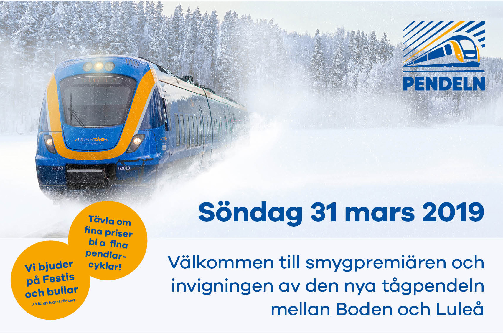 Festlig invigning av tågpendeln - Vårt Luleå